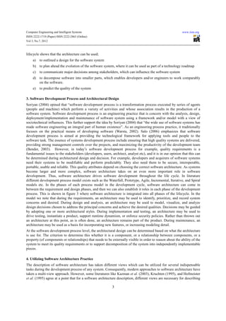 The critical need for software architecture practices in software ...