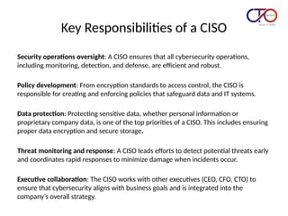 The Critical Role of CISO Services in Strengthening Modern ...