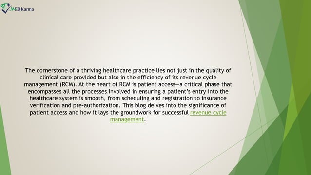 The Critical Role of Patient Access in Revenue Cycle Success.pptx