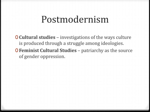 The critical tradition | PPT