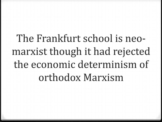 The critical tradition | PPTX | Education