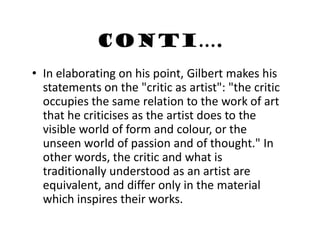 The critic as artist | PDF