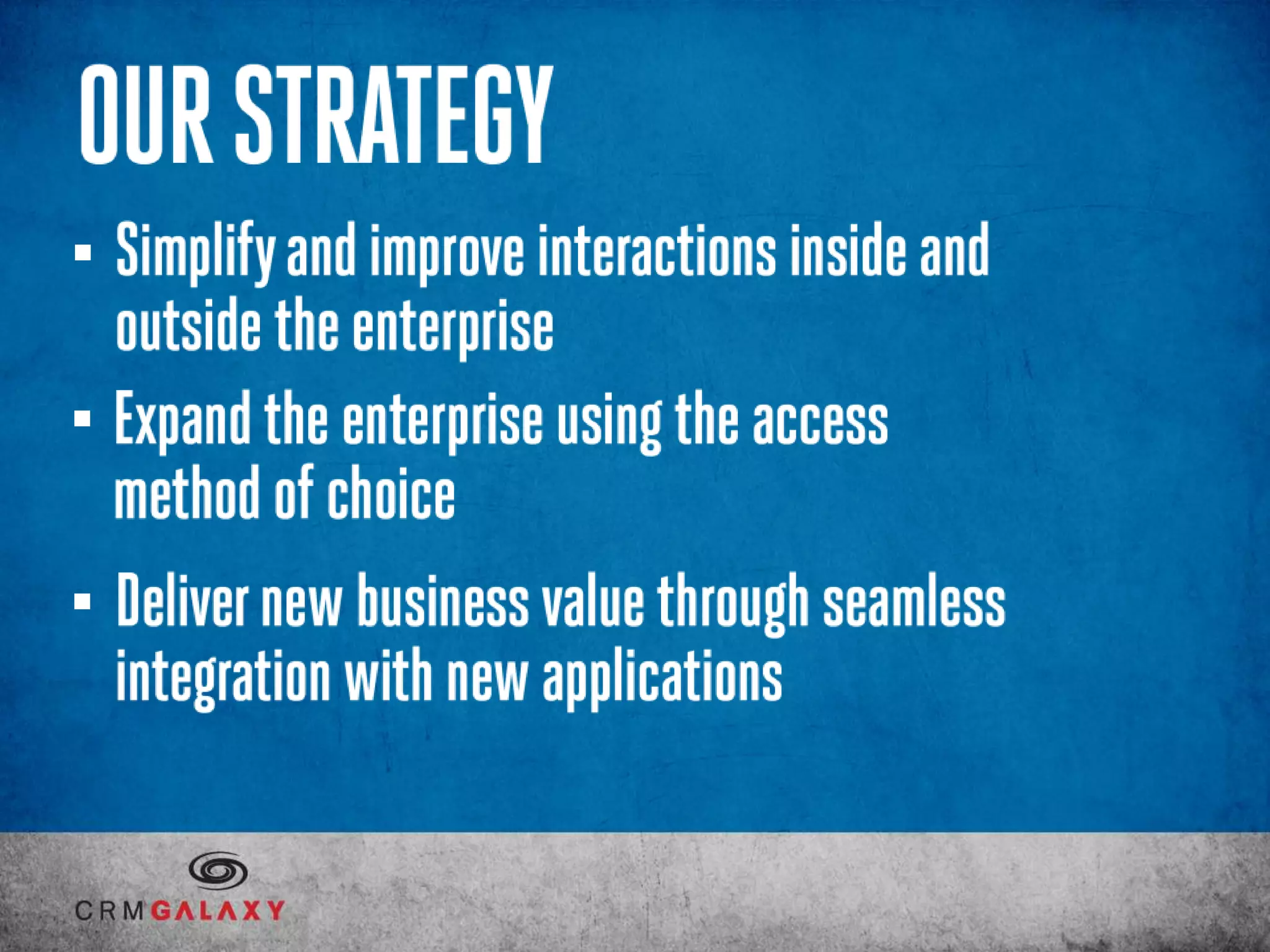 The CRM Vision | PPTX
