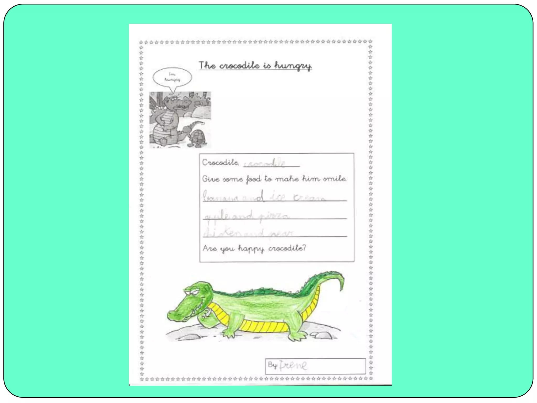 The crocodile is hungry | PPTX