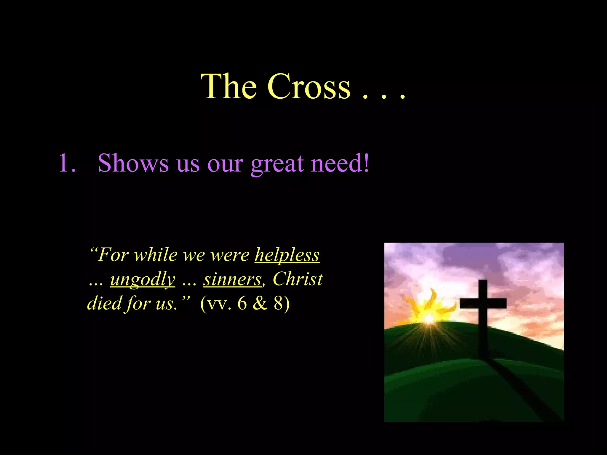 The Cross | PPT