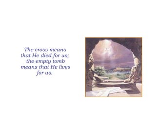 The Cross And The Empty Tomb | PPS | Christianity | Religion & Spirituality