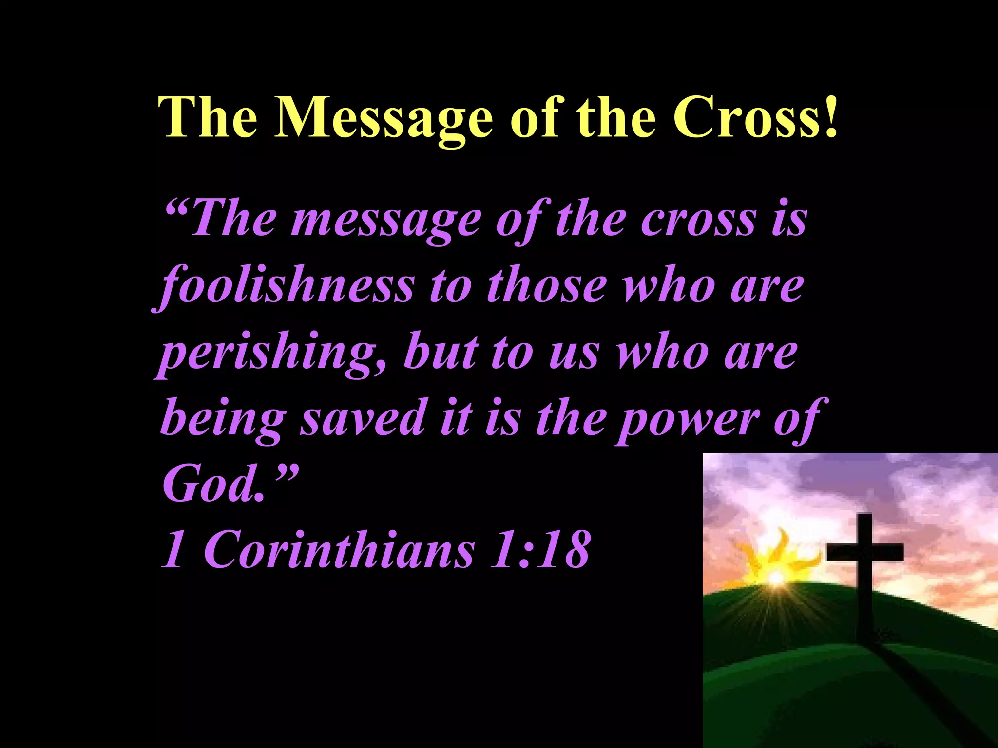 The Cross Of Christ. | PPT