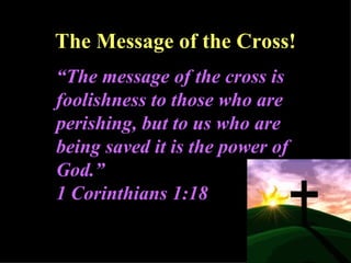 The Cross Of Christ. | PPT