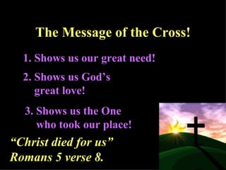 The Cross Of Christ. | PPT