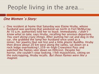 The Crowsnest Forest Fire Of 2003 Revised Assignment Two | PPT