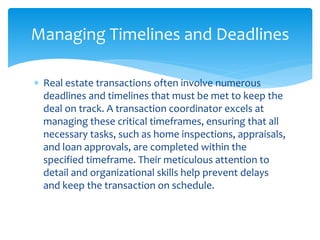The Crucial Role of a Real Estate Transaction Coordinator.pptx