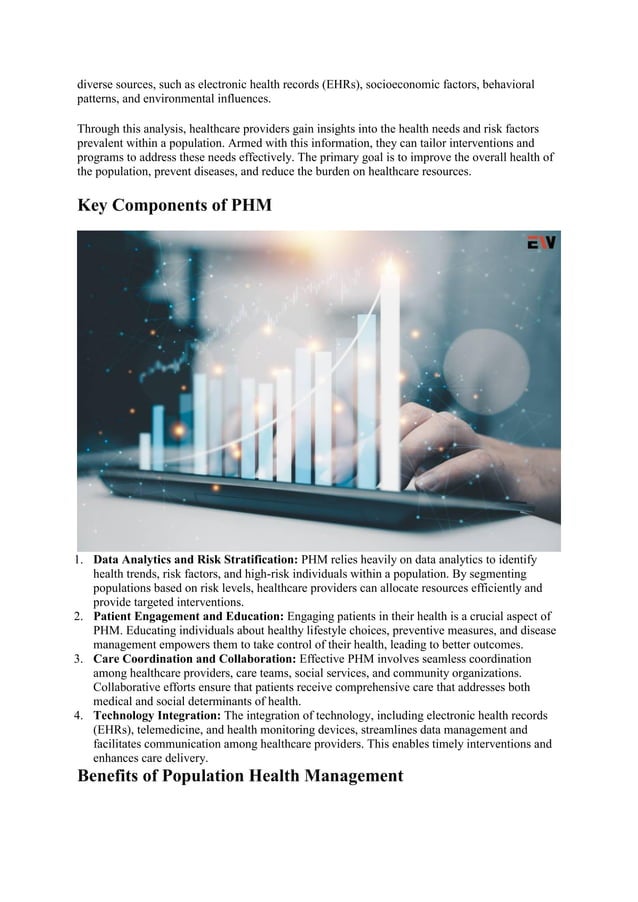 The Important Role of Population Health Management in Enhancing ...