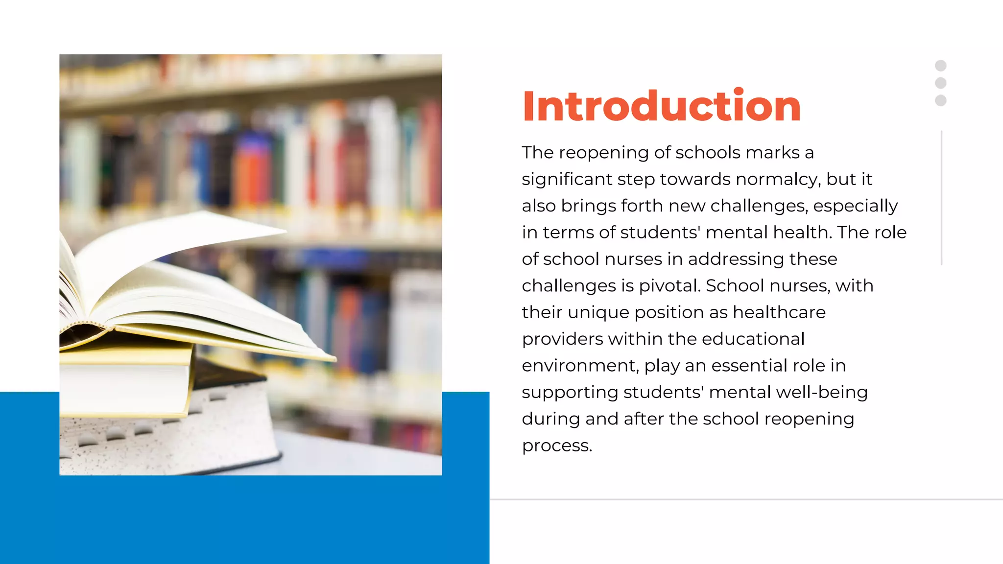 The Crucial Role of School Nurses in Supporting Students' Mental Health After School Reopening | PDF