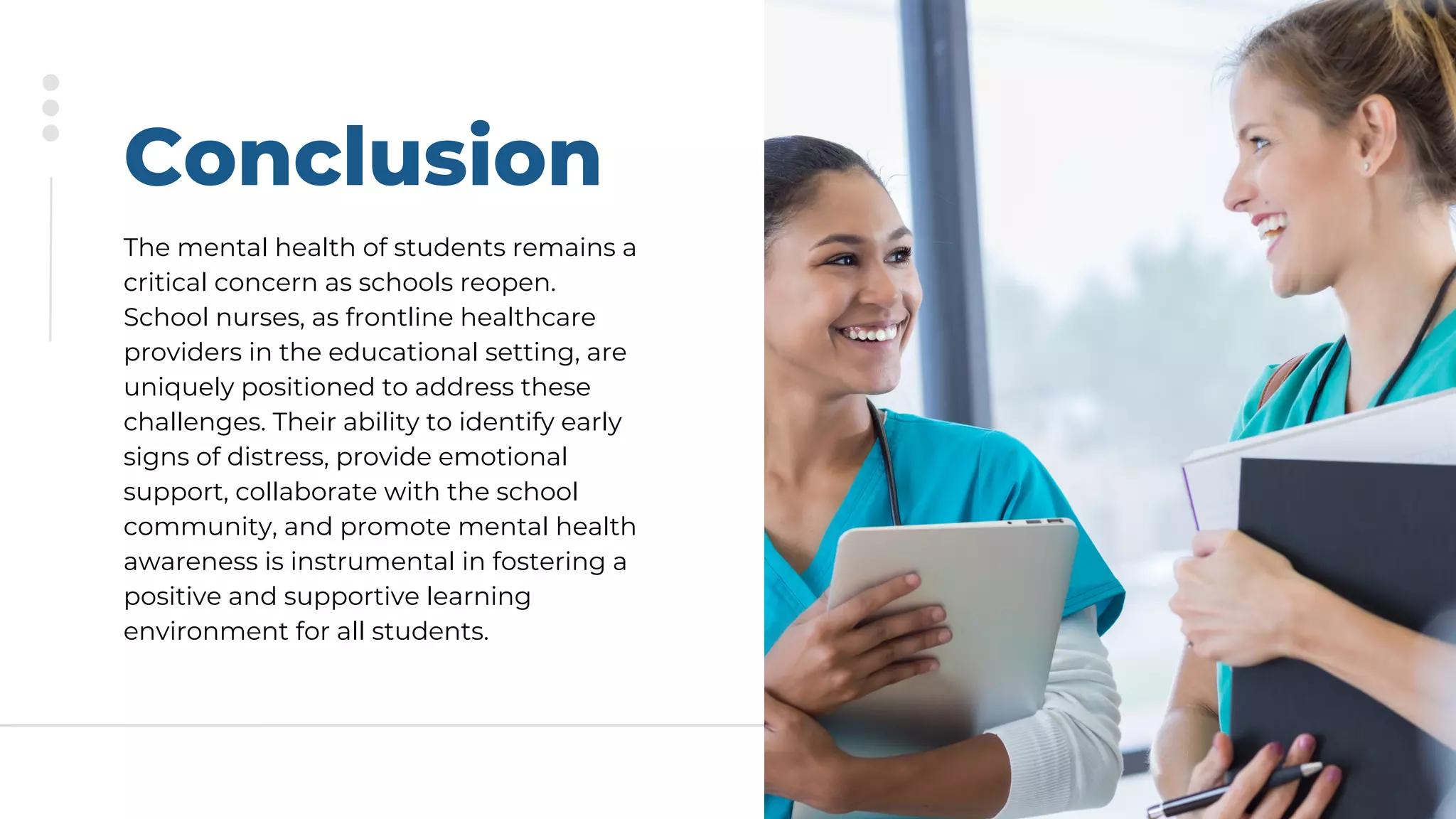 The Crucial Role of School Nurses in Supporting Students' Mental Health After School Reopening | PDF