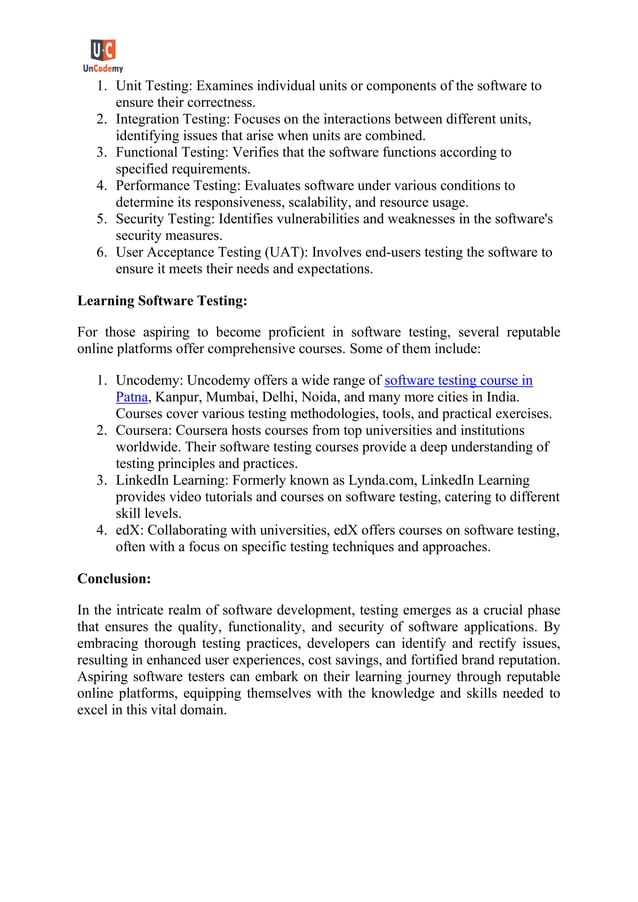 The Crucial Role of Software Testing Ensuring Quality and Reliability.pdf