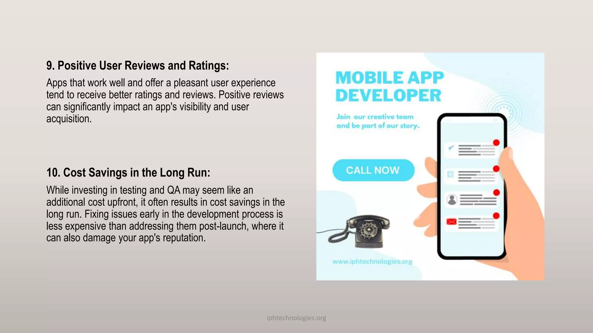 Ensuring Ios App Reliability The Vital Role Of Testing And Qa Ppt