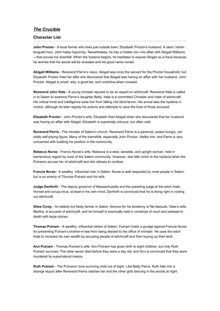 The crucible | DOC | Roleplaying Games | Games and Puzzles