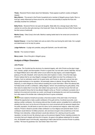 The crucible | DOC | Roleplaying Games | Games and Puzzles