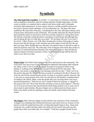 The crucible | DOC | Roleplaying Games | Games and Puzzles