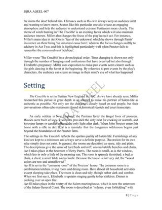 The crucible | DOC | Roleplaying Games | Games and Puzzles