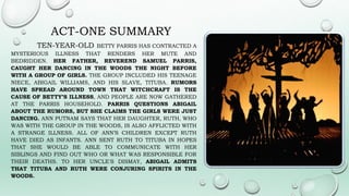 The crucible by Arhtur Miller | PPT