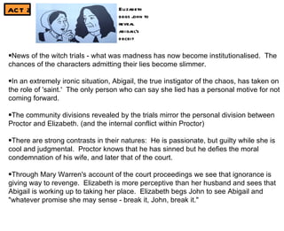 The Crucible. Act 1 - 4 study | PPT