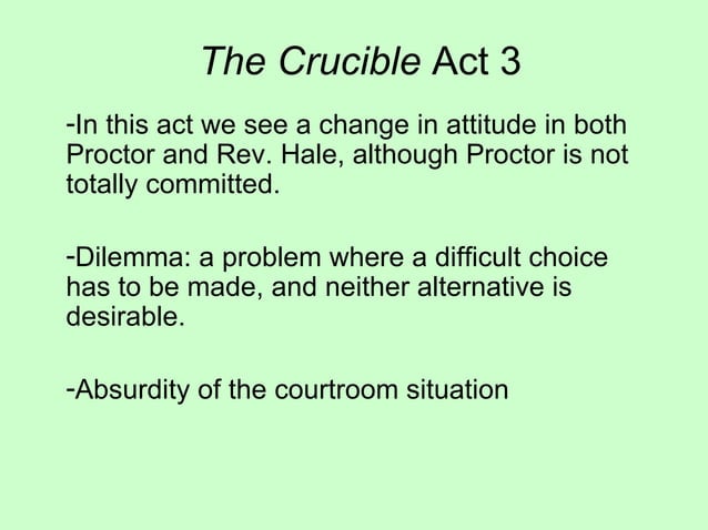 The crucible act 3 | PPT