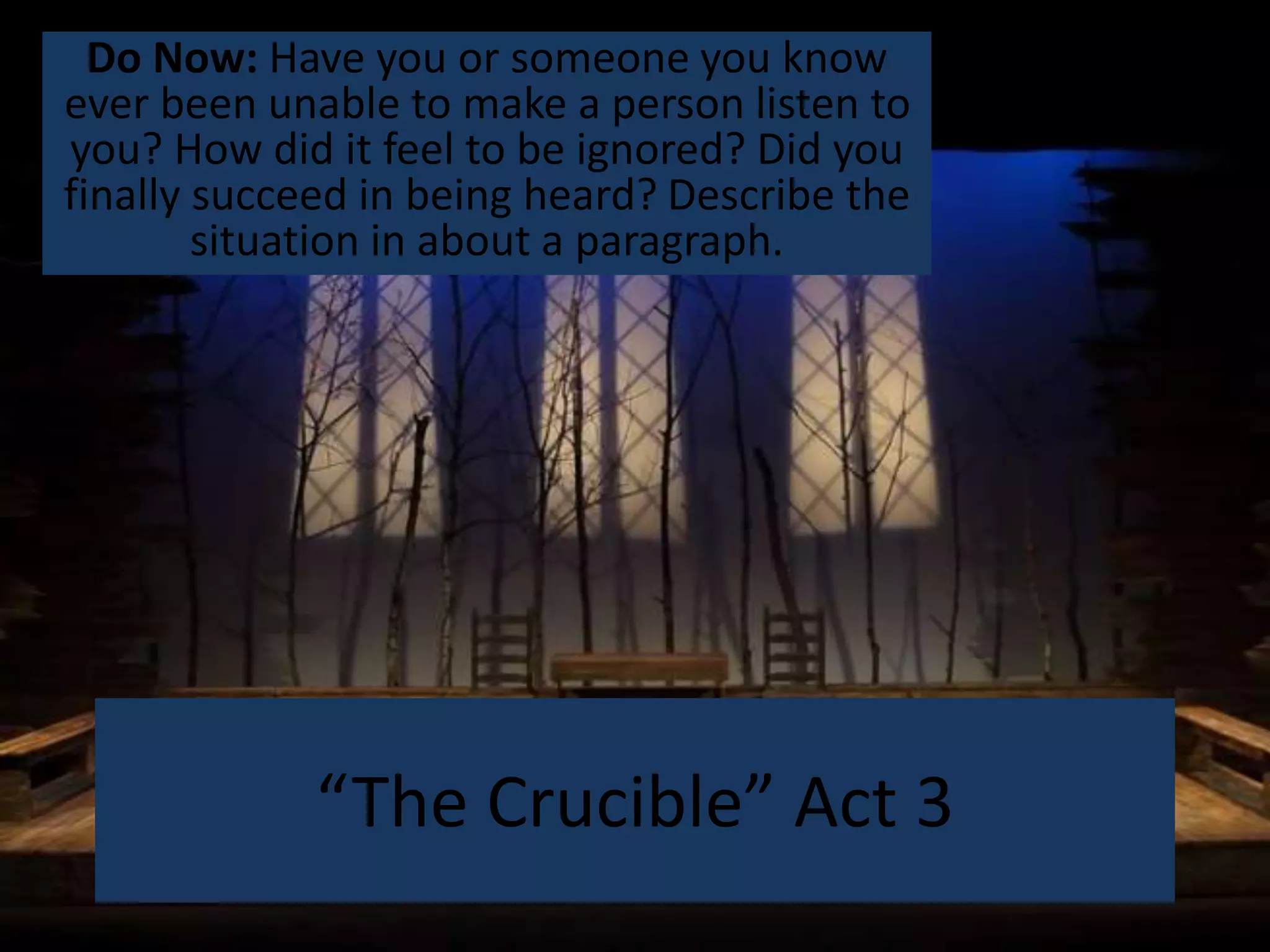 The Crucible Act 3 | PPTX