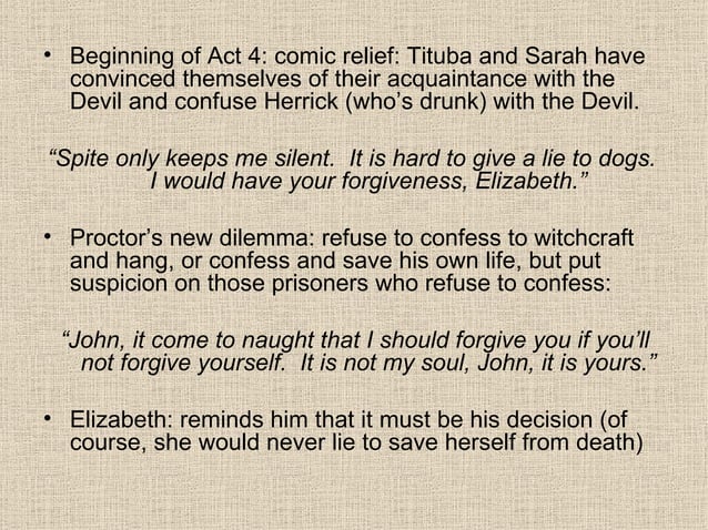 The crucible act 4 | PPT | Christianity | Religion & Spirituality