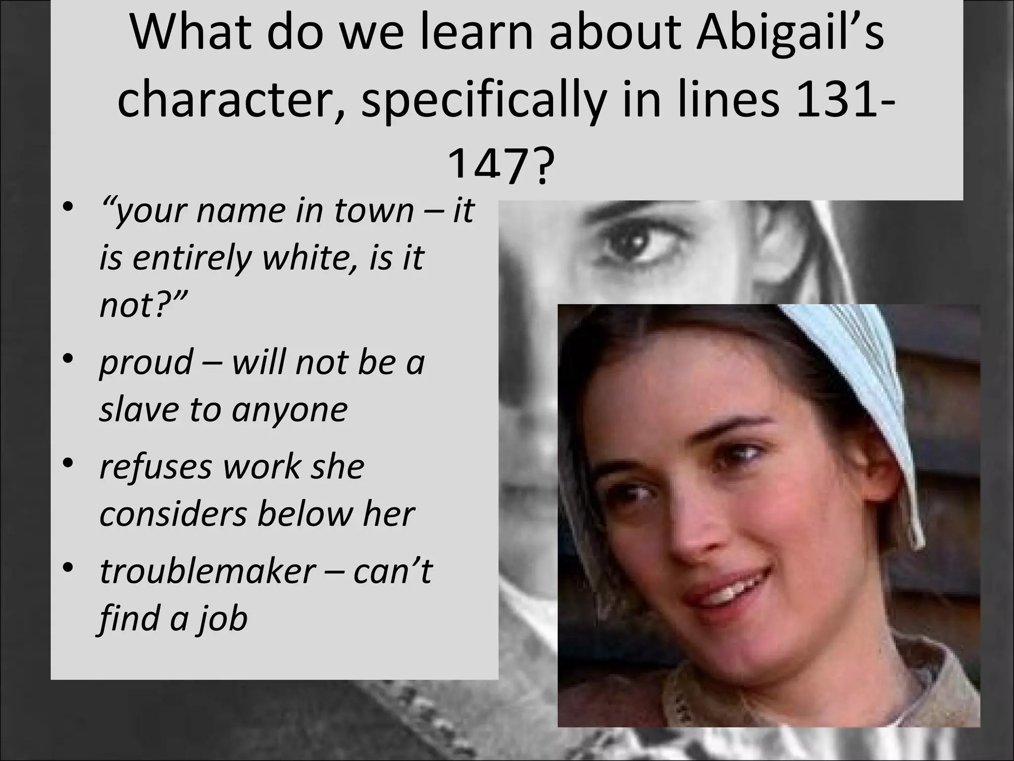 The Crucible: Act One | PPT