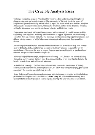 The Crucible Analysis Essay.pdf