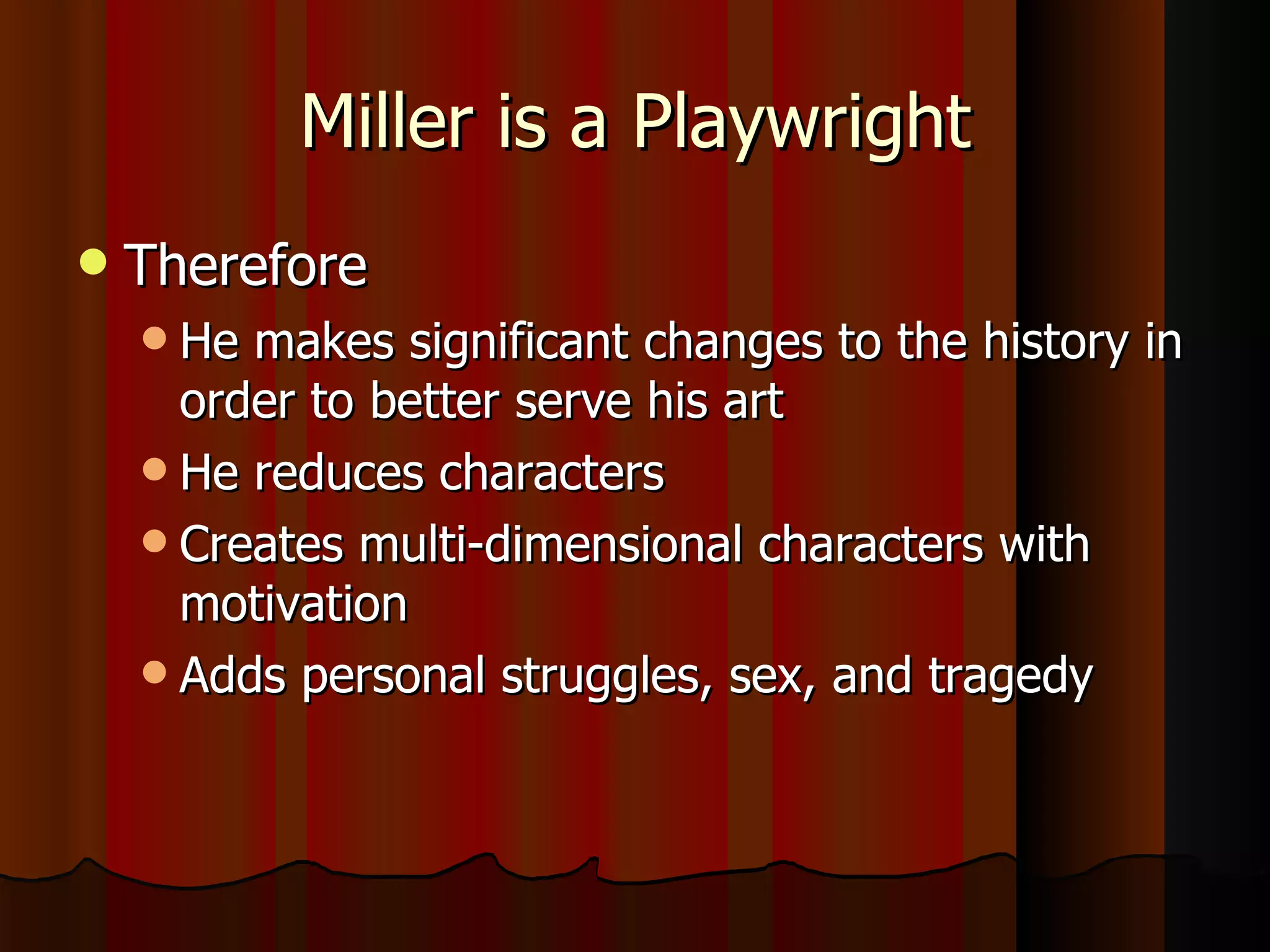 The crucible background summary | PPT