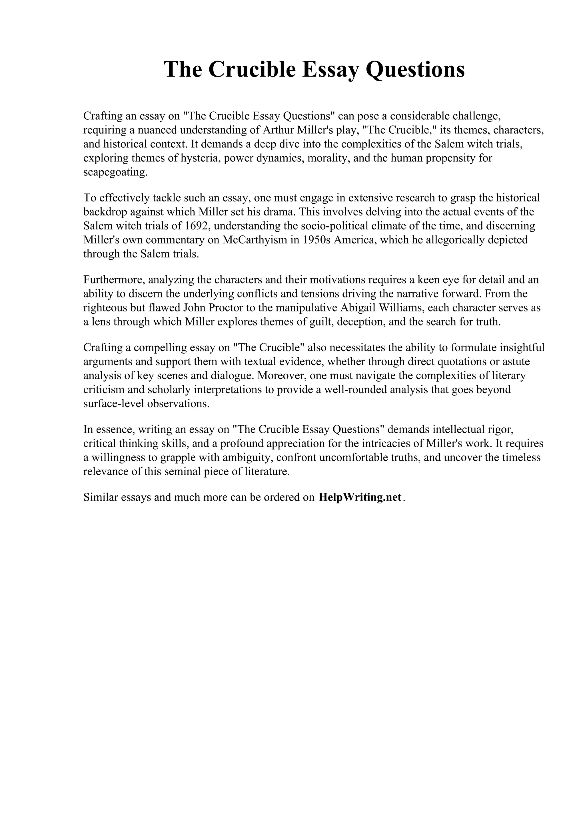 The Crucible Essay Questions.pdf