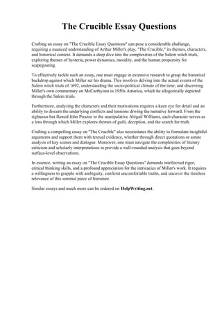 The Crucible Essay Questions.pdf