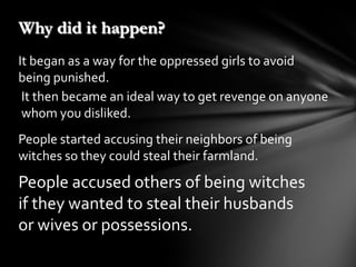 "The Crucible" - Background on McCarthyism and Witches | PPTX