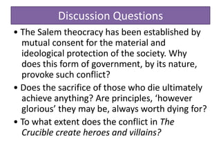 The crucible powerpoint | PPTX