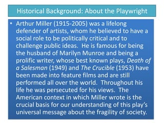 The crucible powerpoint | PPTX