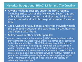 The crucible powerpoint | PPTX | Roleplaying Games | Games and Puzzles