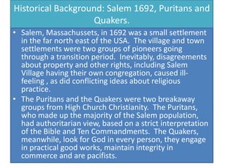 The crucible powerpoint | PPTX