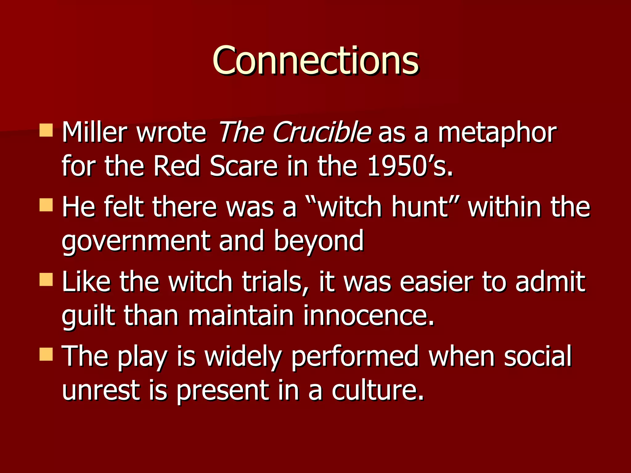 The crucible powerpoint | PPT