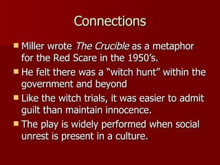 The crucible powerpoint | PPT