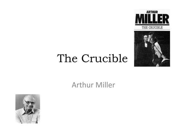 The crucible brief context revision | PPT