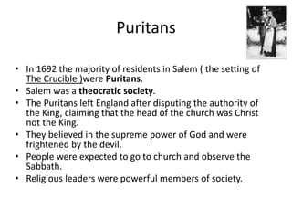 The crucible brief context revision | PPT