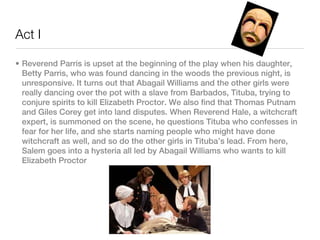 The Crucible Study Guide | KEY | Roleplaying Games | Games and Puzzles