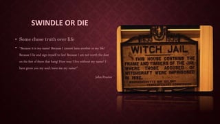 Themes and Symbols in The Crucible by Arthur Miller | PPTX