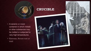 Themes and Symbols in The Crucible by Arthur Miller | PPTX