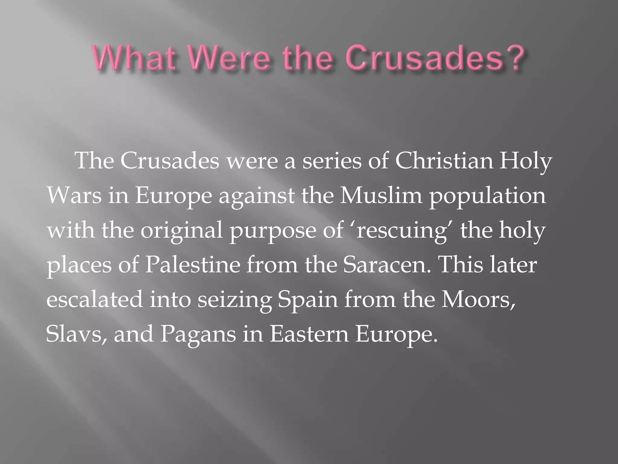 The crusades | PPT