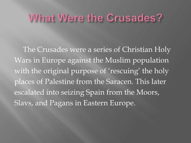 The crusades | PPT