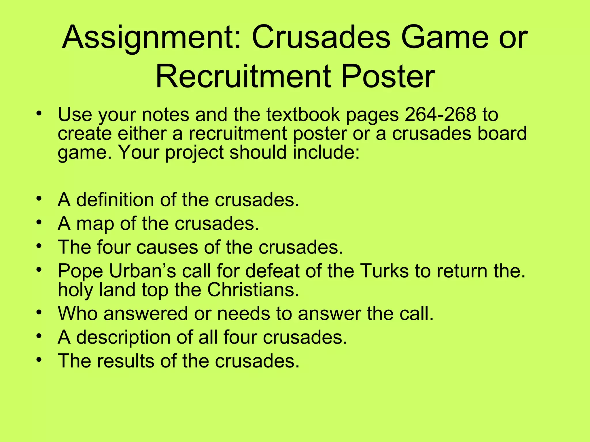 The crusades | PPT