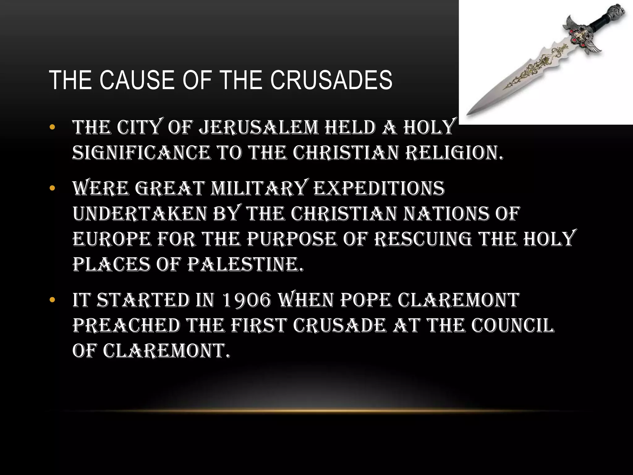 The crusades project | PPT